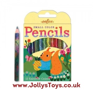 Mini Colouring Pencils, 12s - JollysToys.co.uk