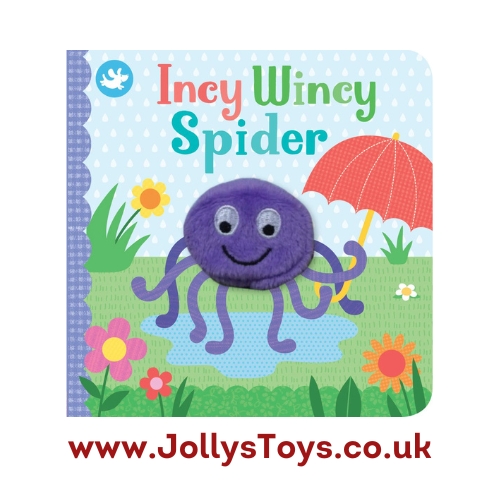 Incy Wincy Spider Finger Puppet Book - JollysToys.co.uk