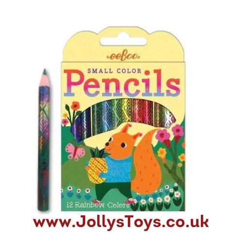 Mini Colouring Pencils, 12s - JollysToys.co.uk
